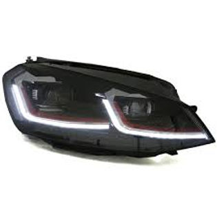 DRL Full LED Headlight For VW Golf7 MK7 2013-2017 Halogen Front Light ...